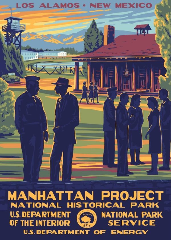Los Alamos Manhattan Project (two prints) - Ranger Doug's Enterprises